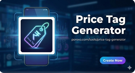 Price Tag Generator Pro - Custom Labels with Barcode & QR Code | Porexo